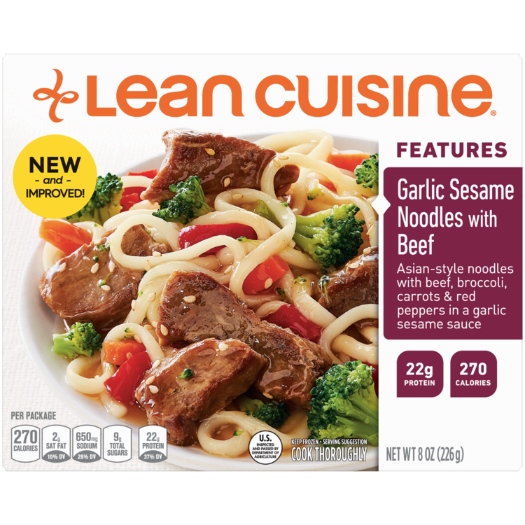 Garlic Sesame Noodles with Beef Frozen Meal | Official LEAN CUISINE®