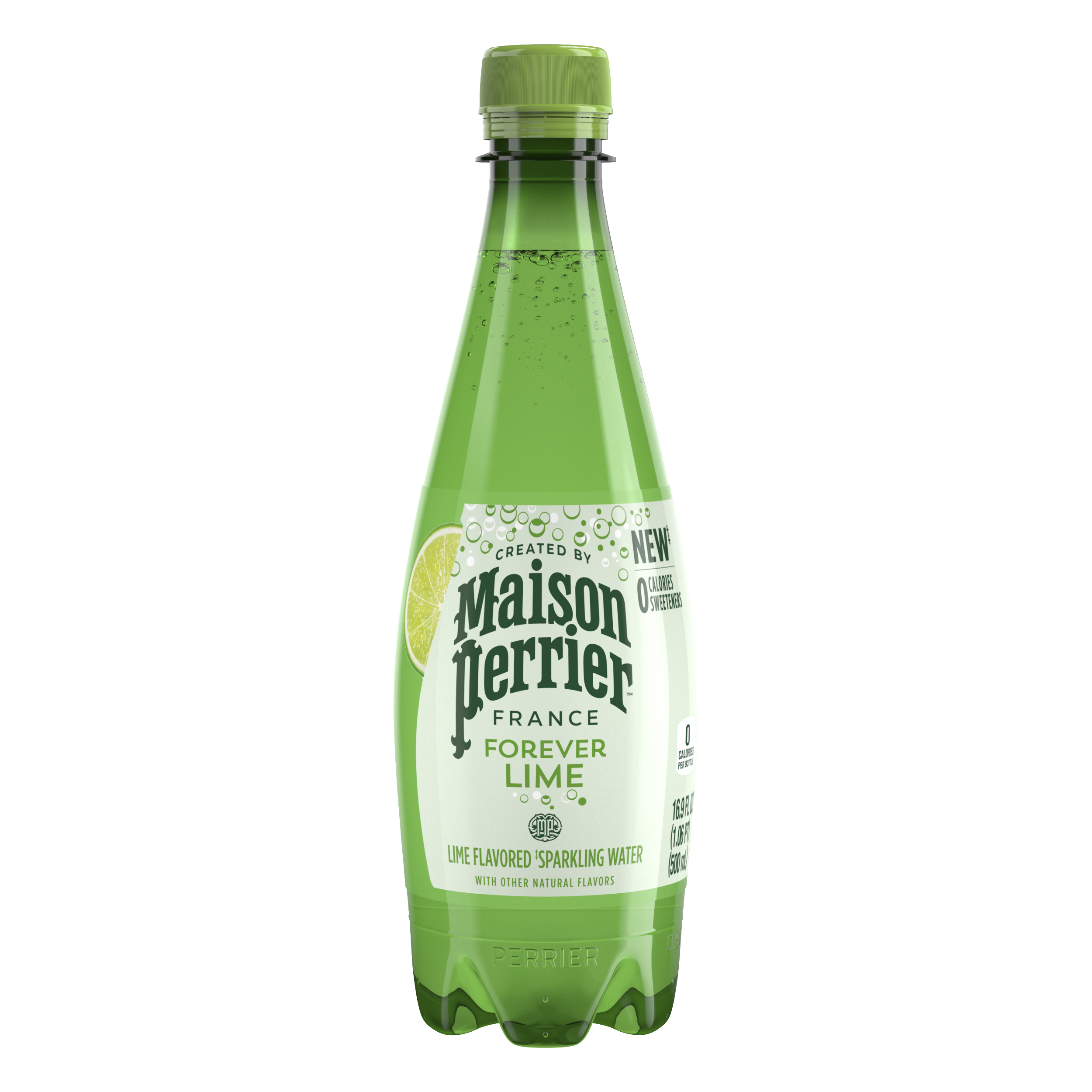 Lime Flavored Sparkling Water 16.9 FL oz Bottle | Maison Perrier