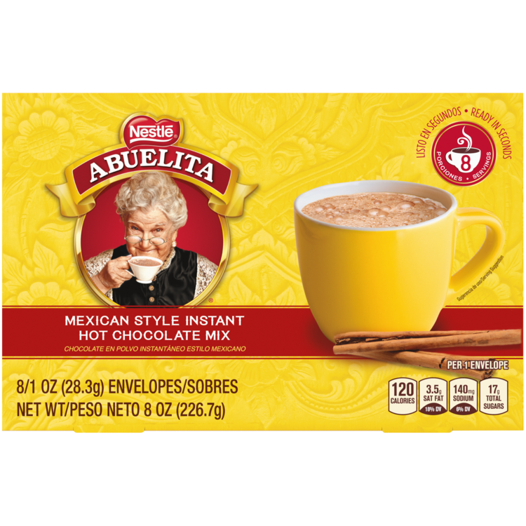 Instant Mexican-Style Hot Chocolate Mix (8 packets) | Official ABUELITA™
