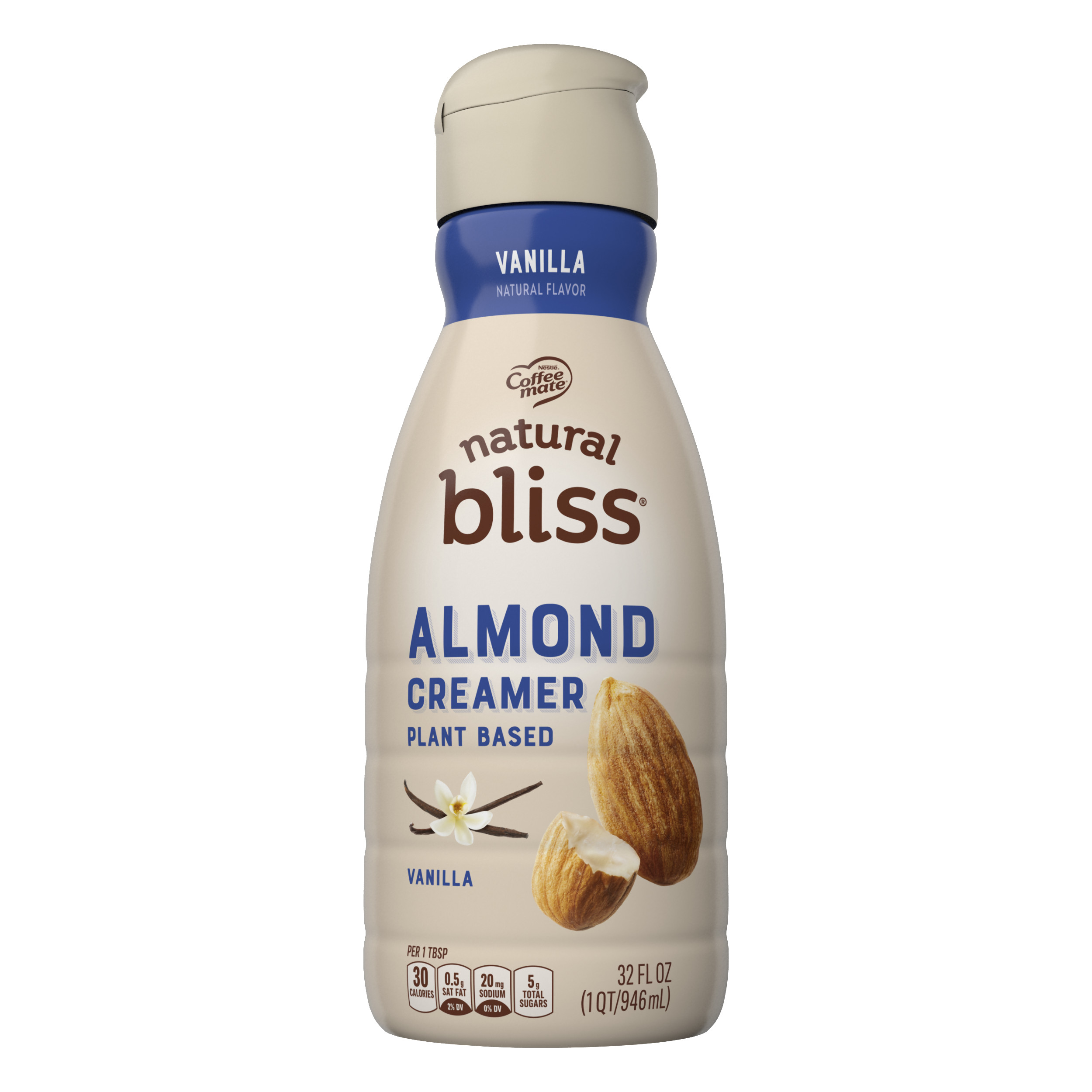 Vanilla Almond Milk Liquid Creamer 32 oz. | Official natural bliss®