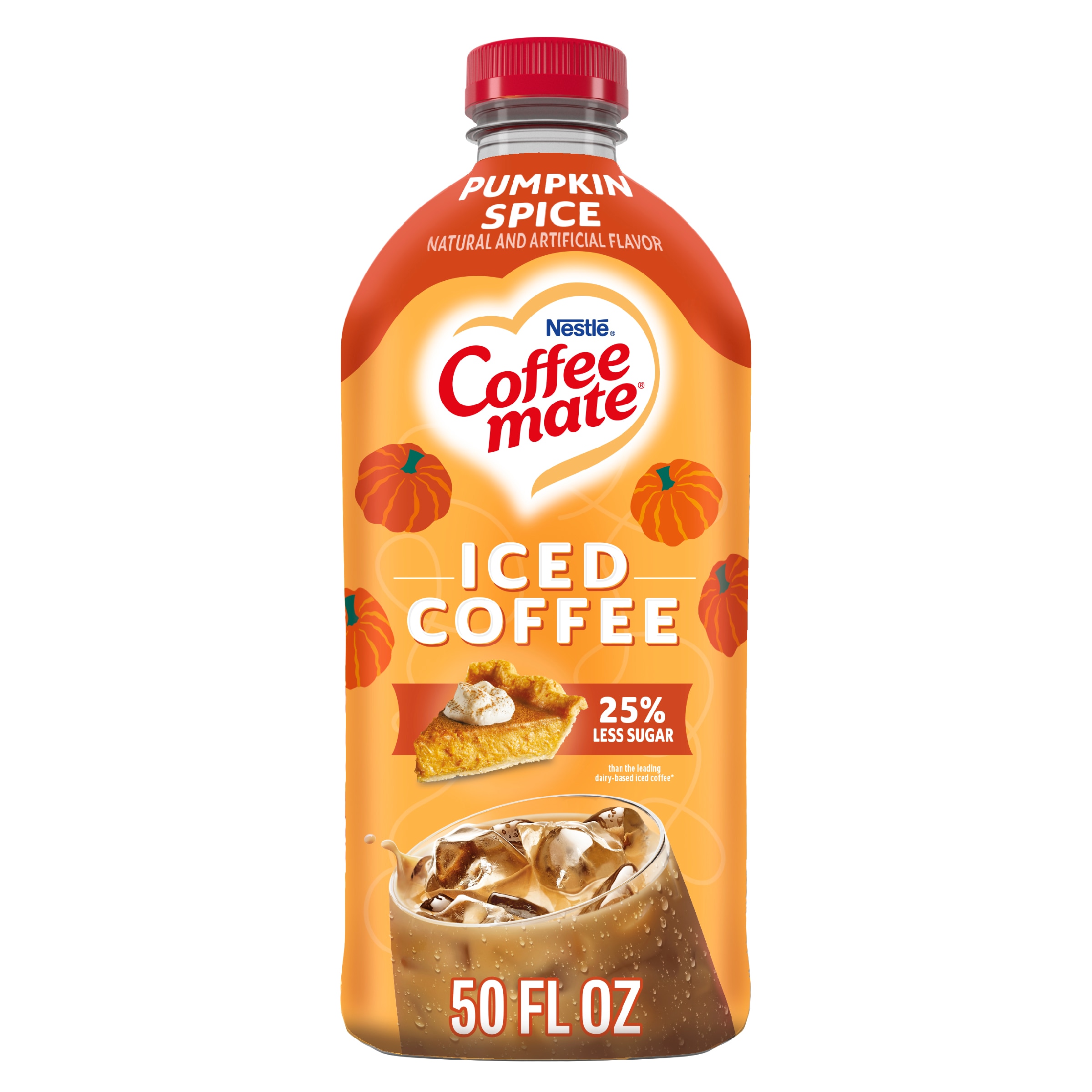 Pumpkin Spice Flavored Iced Coffee 50 fl oz | Official COFFEE MATE®
