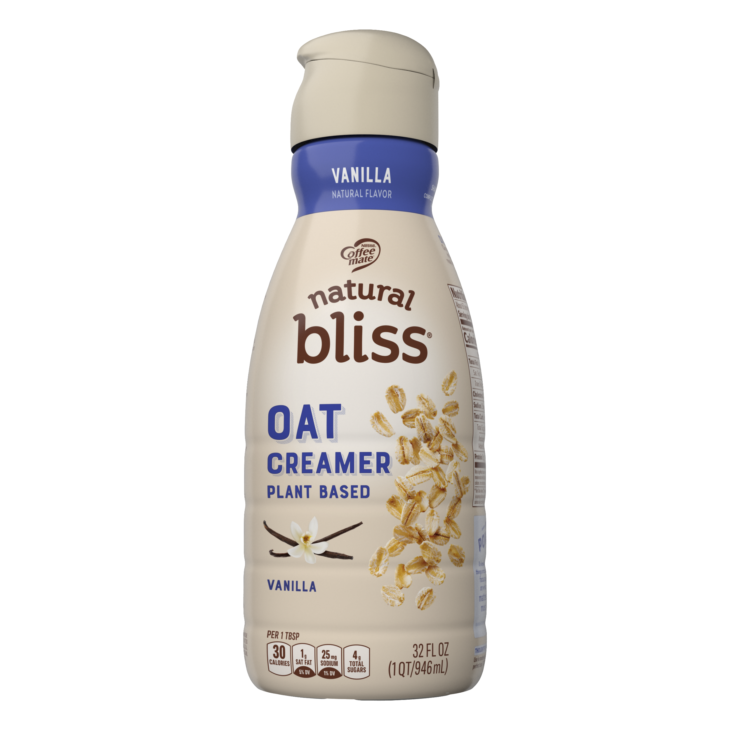 Oat Milk Vanilla Liquid Coffee Creamer 32 oz. | Official natural bliss® Oat Milk Vanilla Liquid Coffee Creamer 32 oz. | Official natural bliss®