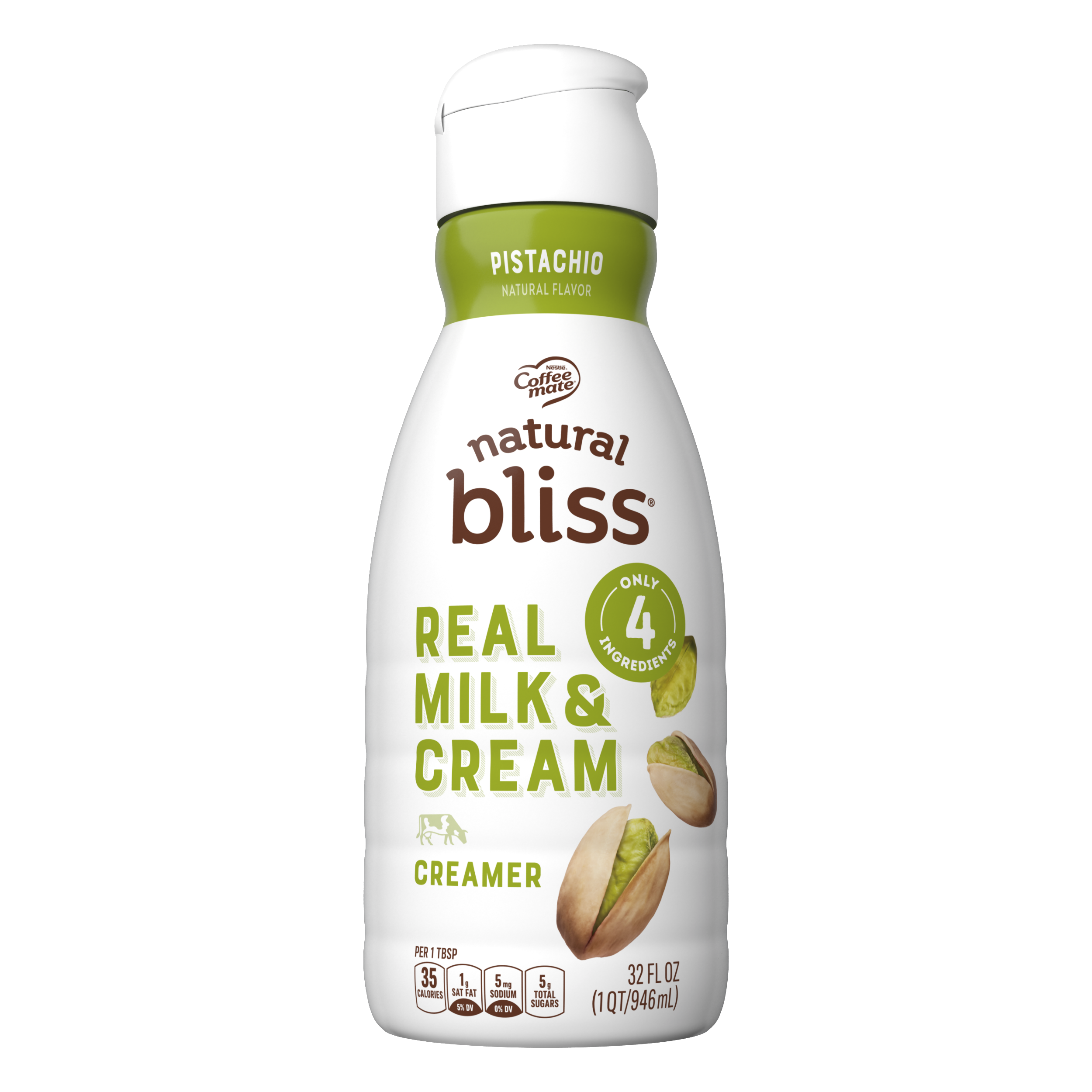 Pistachio Flavored Coffee Creamer | Official natural bliss®