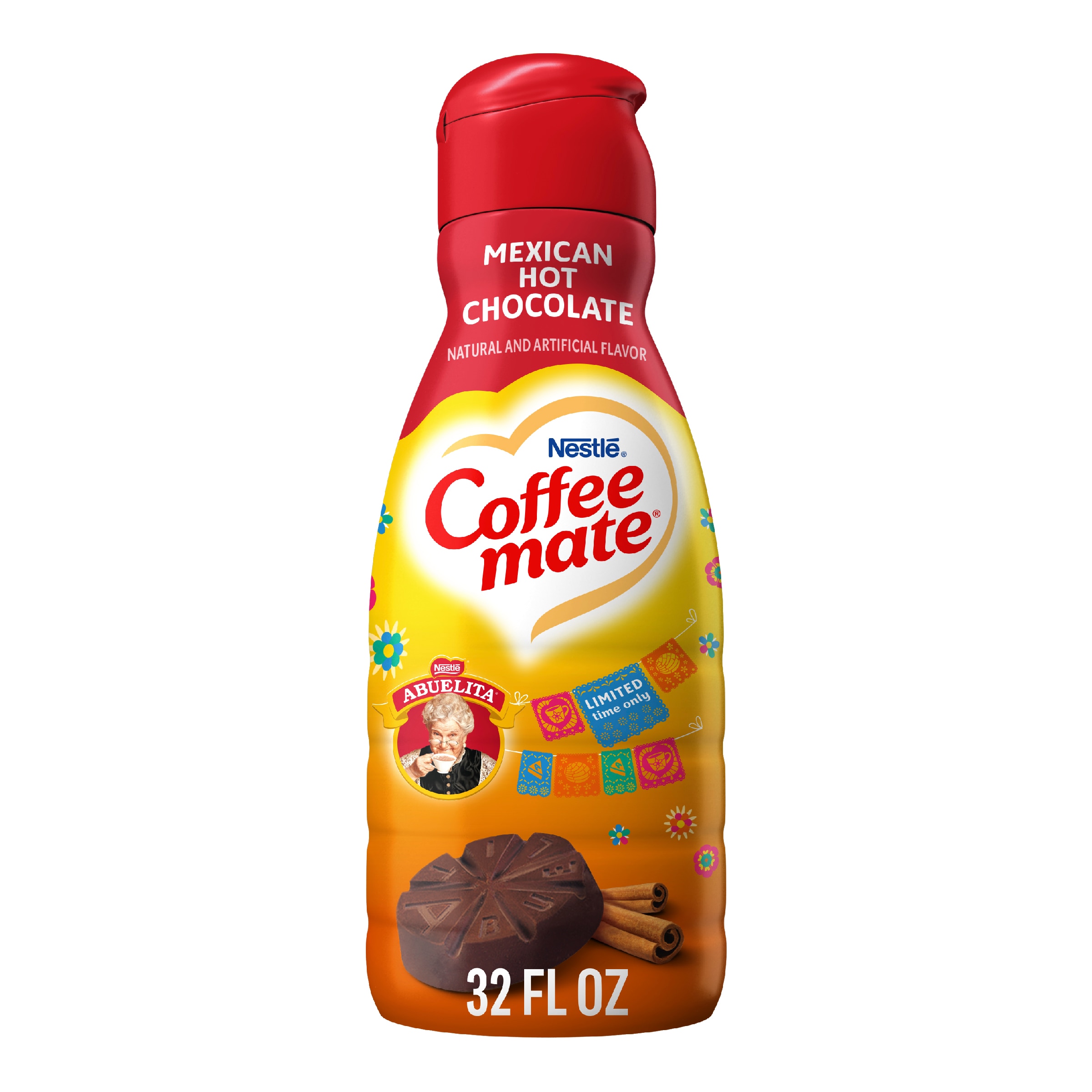 Abuelita Mexican Hot Chocolate Coffee Creamer 32 fl oz | Official COFFEE MATE®