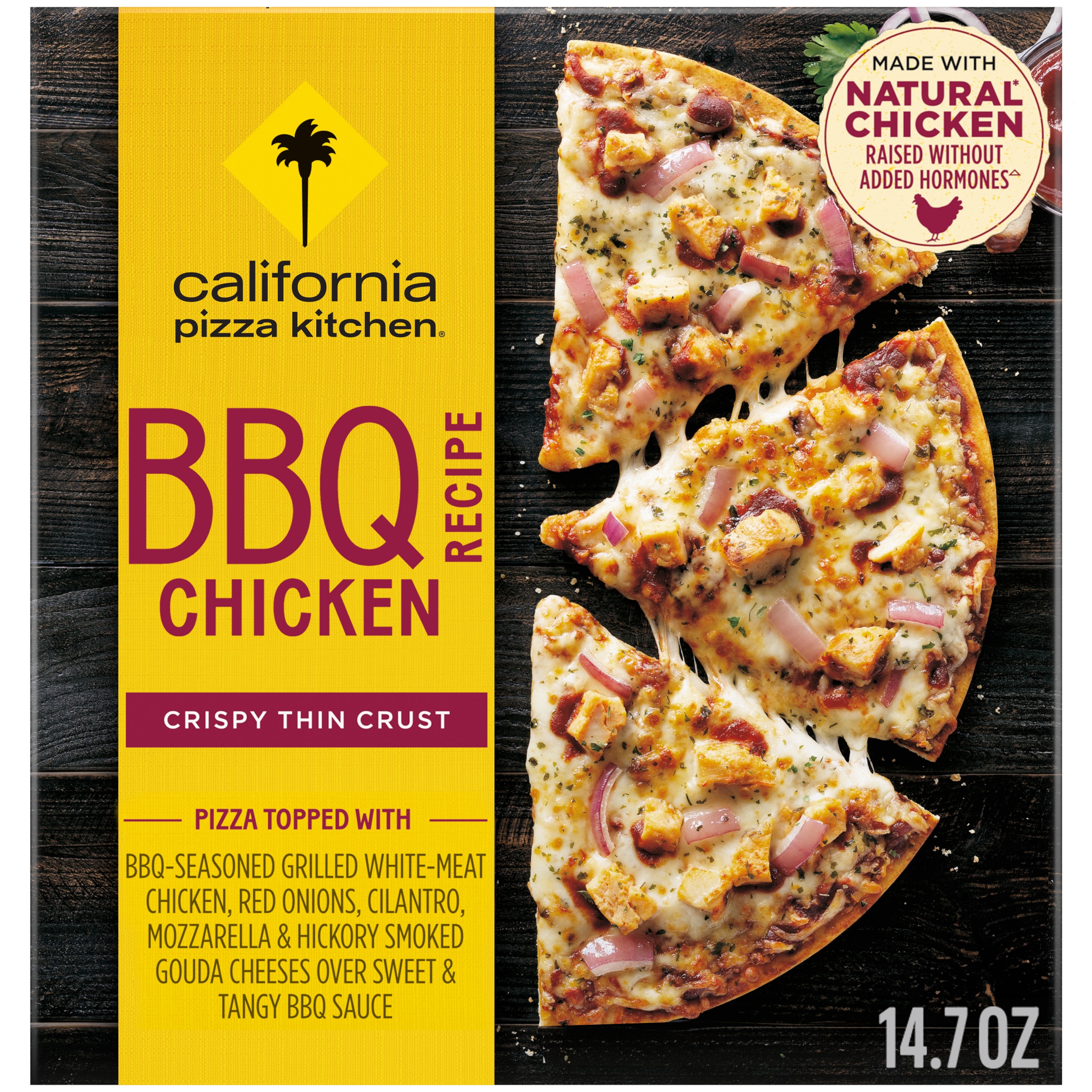 BBQ Recipe Chicken Crispy Thin Crust Pizza | Official CPK FROZEN