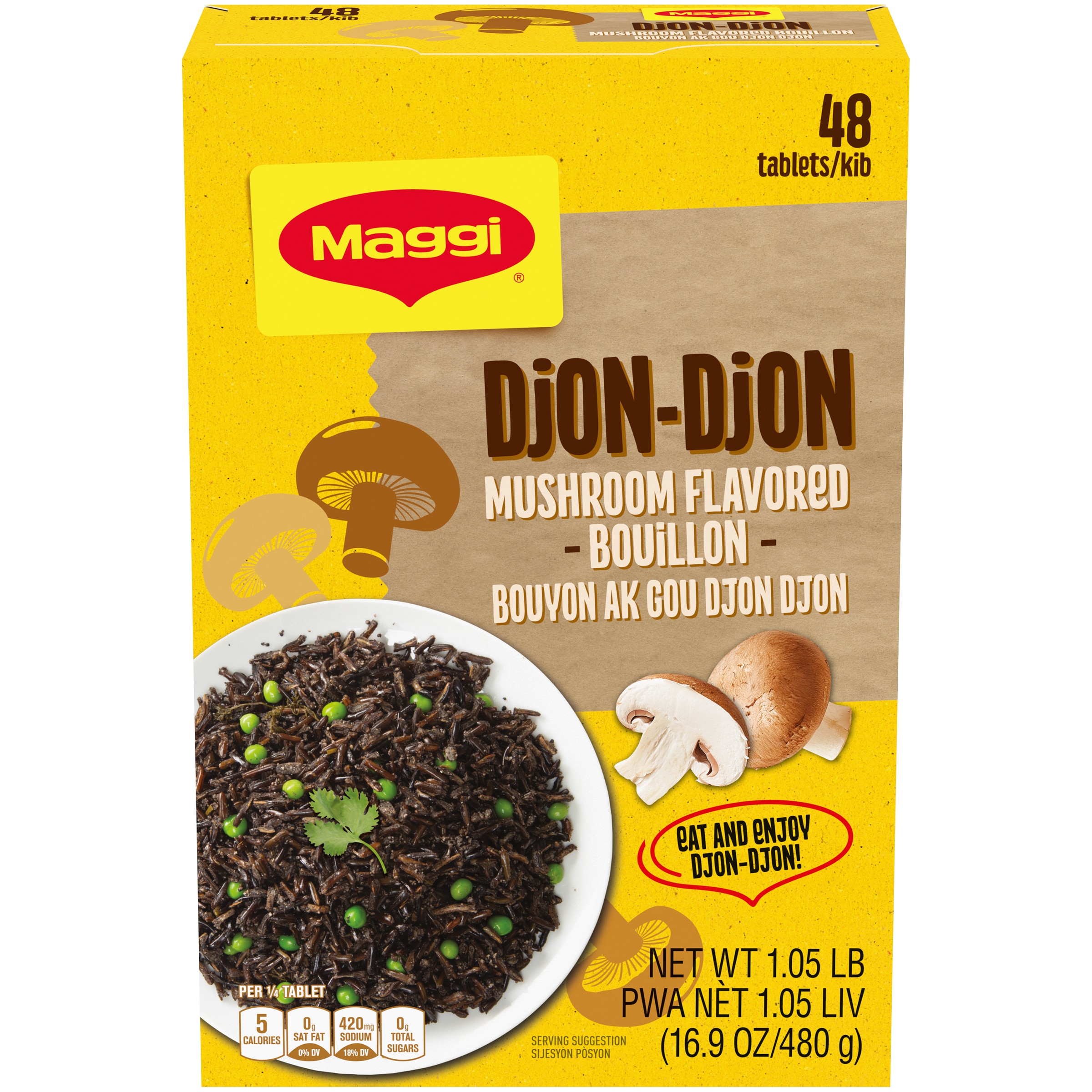 Djon Djon Mushroom Bouillon Tablets (48) | Official MAGGI®