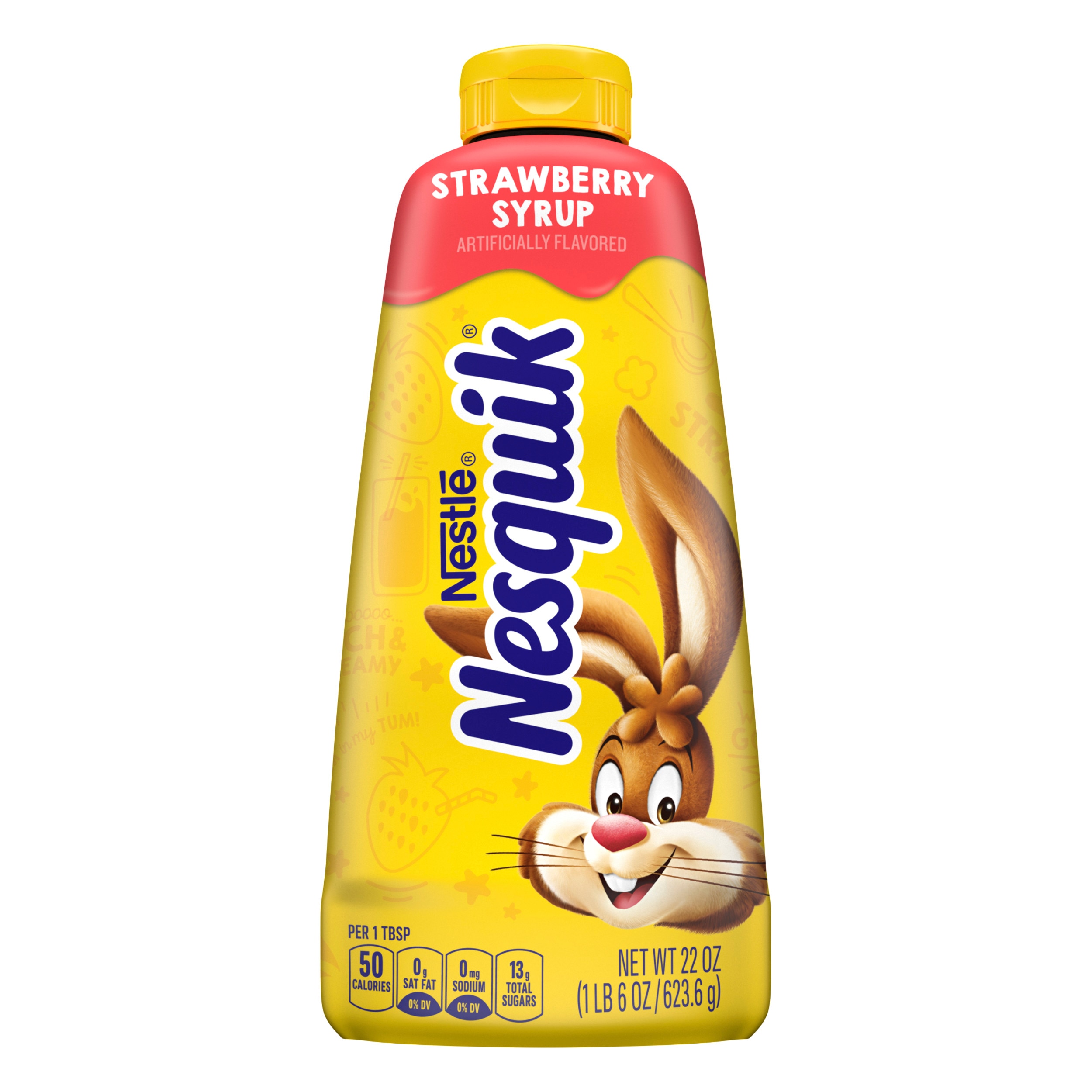 Strawberry flavored Syrup 22 oz | Official NESQUIK®