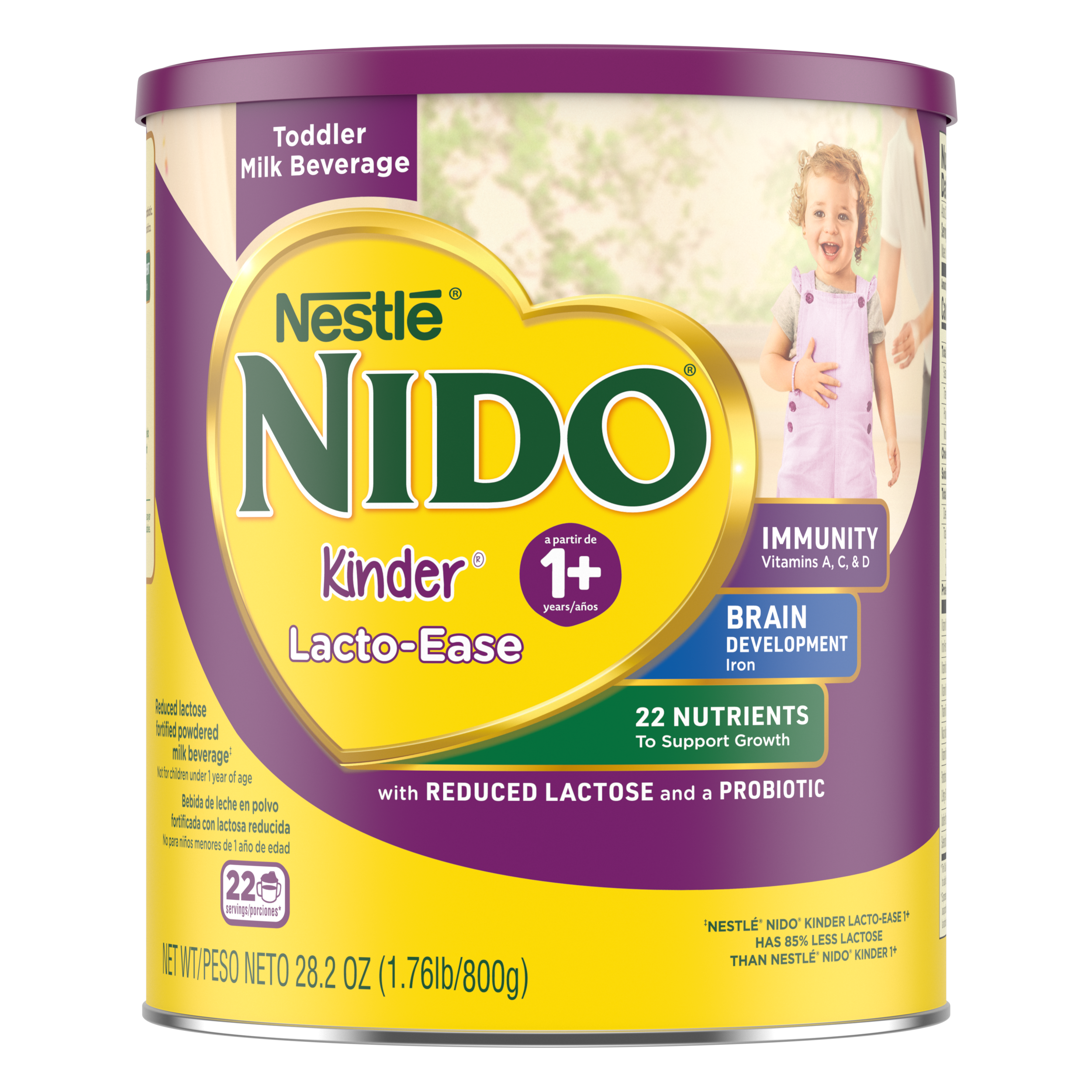 Reduced Lactose Powdered Milk Beverage | Official NIDO®