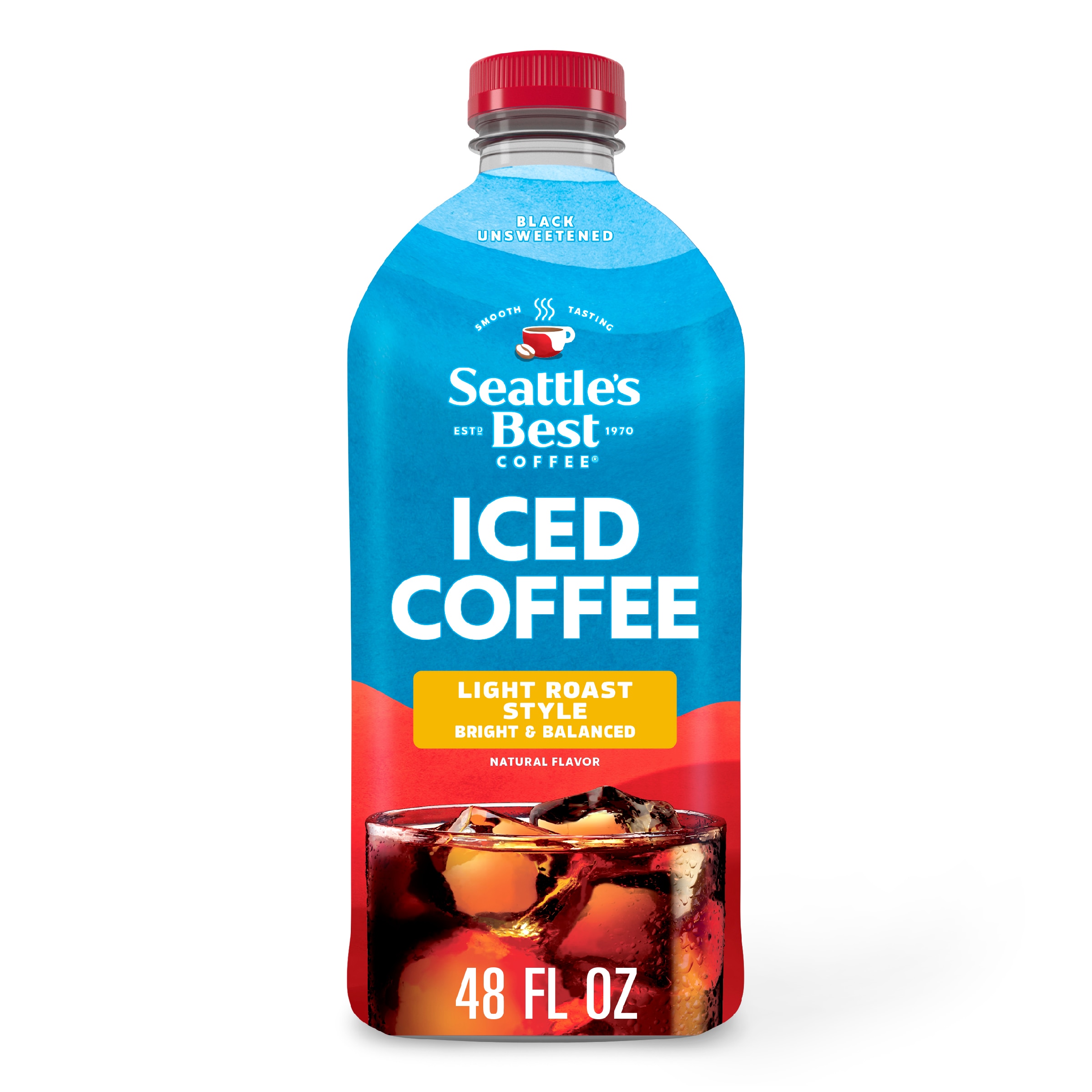 Black Unsweetened Light Style Iced Coffee | Seattle's Best Coffee®