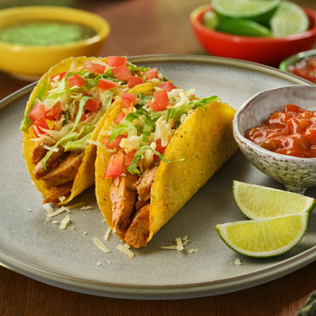 tacos de pollo