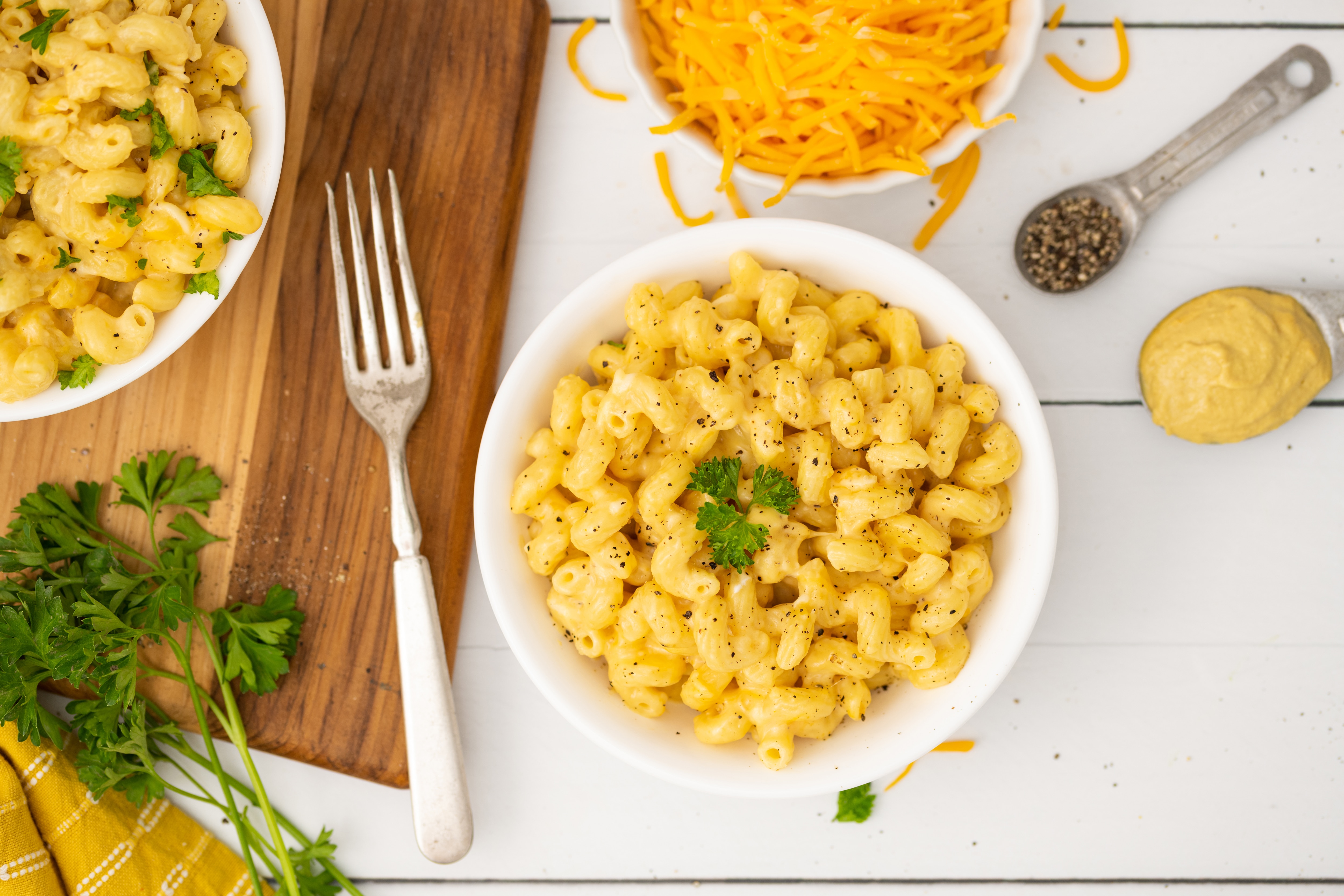 Macaroni Con Queso Crema