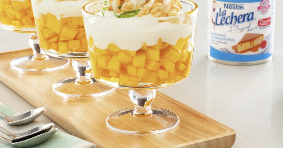 Coconut-Mango Parfaits with Crispy Rice | Official LA LECHERA®