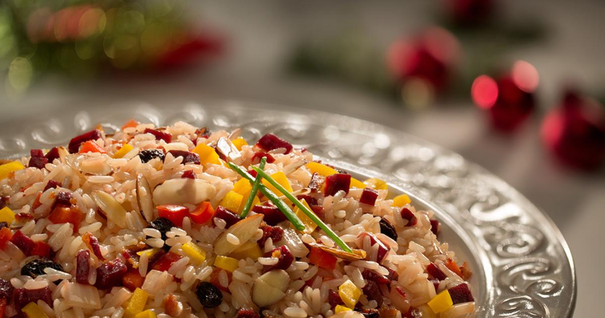Christmas Rice with Bacon and Beets | Official MAGGI®
