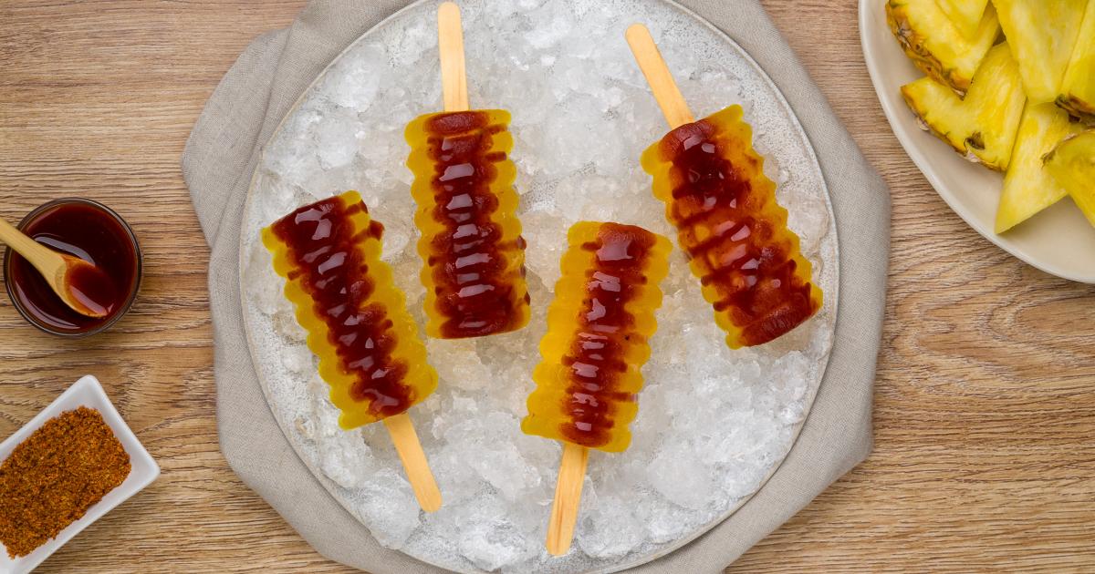 Frozen Pineapple Pops with Chamoy | Official MAGGI®