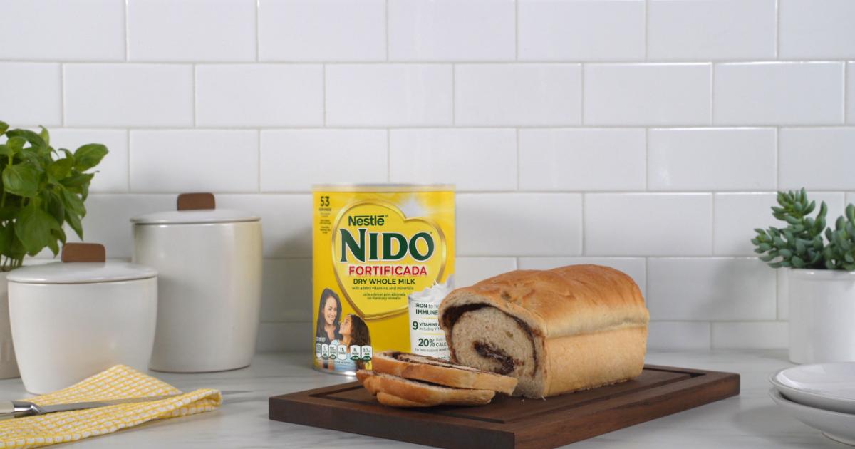 Pan con NIDO® y Espirales de Chocolate con Leche | Nido® Oficial