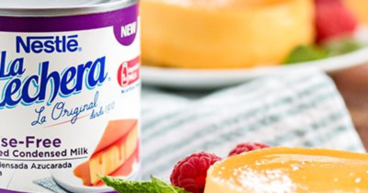 Creamy Pear Flan Recipe | LA LECHERA