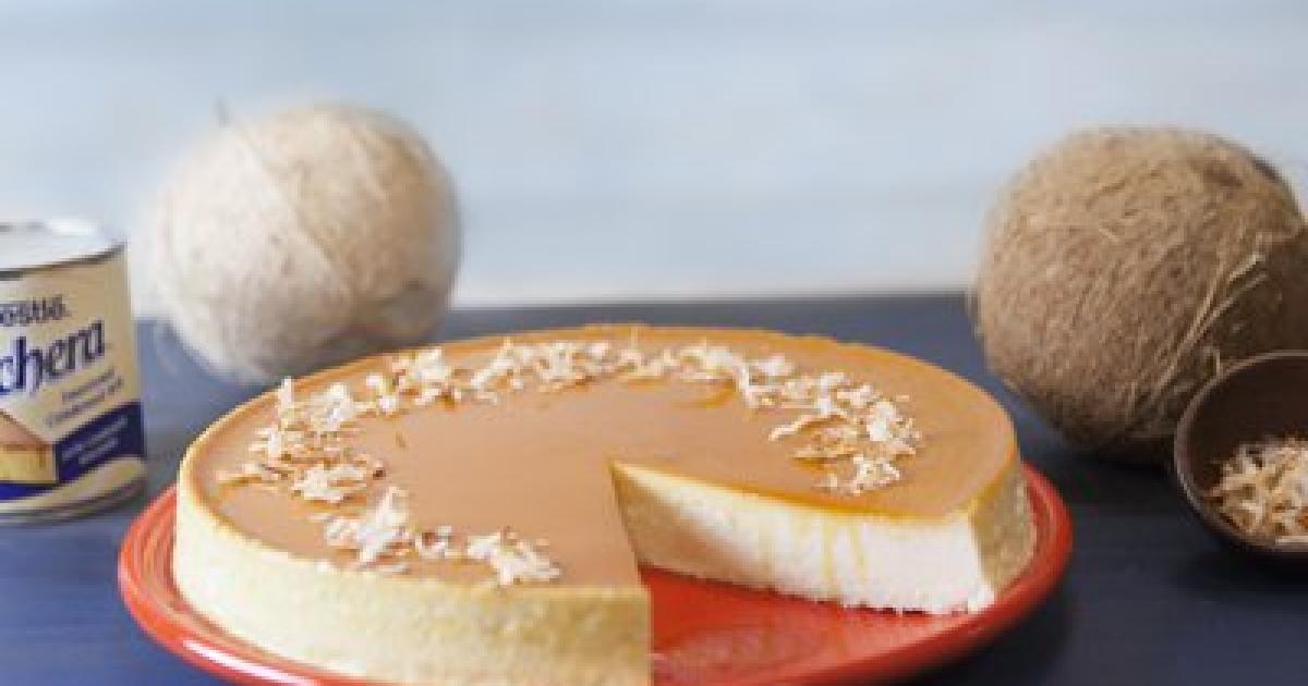 coconut flan pie