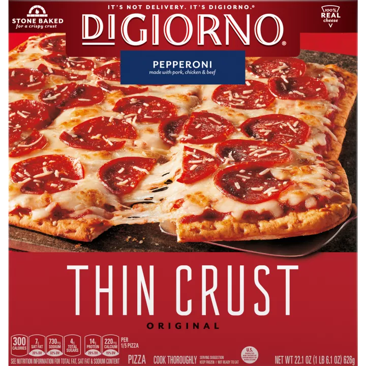 Thin Crust Pizza Nutritional Information