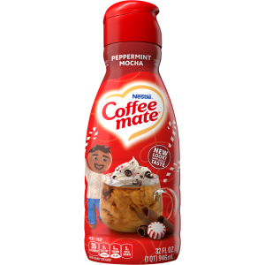 Peppermint Mocha Flavored Liquid Creamer 32 oz. | Official Coffee mate®