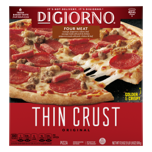 Frozen Thin Crust Four Meat Pizza | Official DIGIORNO®