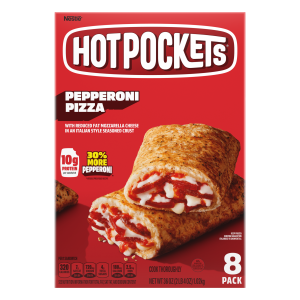 Pepperoni Pizza Garlic Buttery Crust 8pk | Official HOT POCKETS®