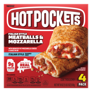 Meatballs and Mozzarella 18oz | Official HOT POCKETS®