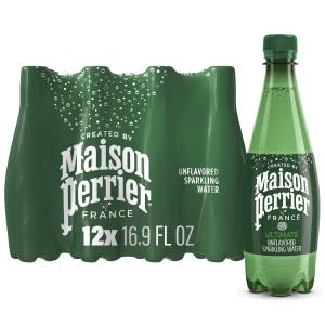 Unflavored Sparkling Water 16.9 fl oz Bottle, 12 Pack | Maison Perrier
