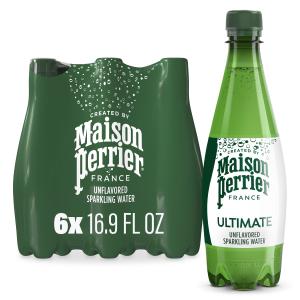 Unflavored Sparkling Water 16.9 fl oz Bottle, 6 Pack | Maison Perrier