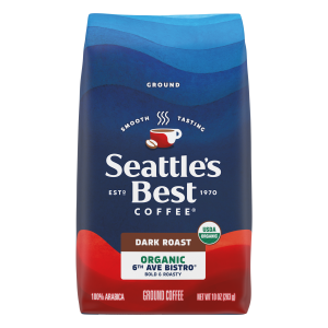 6th Ave Bistro Organic Ground Coffee 10oz Bag | Seattle's Best Coffee™