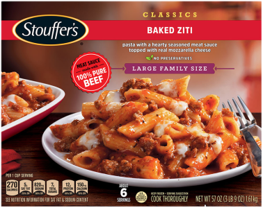 Baked Ziti Large Family Size Frozen Meals | Official STOUFFER'S®