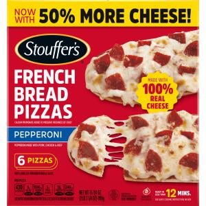 Pepperoni French Bread Pizza Frozen 6 Pack | Official STOUFFER'S®