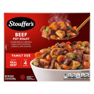 Beef Pot Roast Family Size Frozen Meal | Official STOUFFER'S®