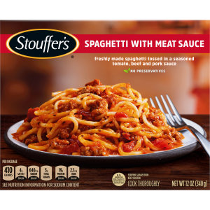Spaghetti With Meat Sauce Frozen Meal | Official STOUFFER'S®